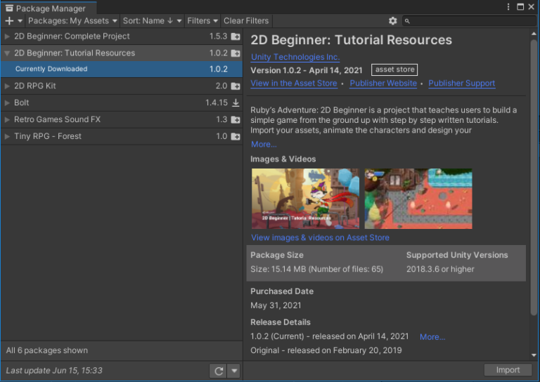 【UNITY】『Ruby’s Adventure』超初心者向けチュートリアル日本語解説 #1 – KITTYPOOL