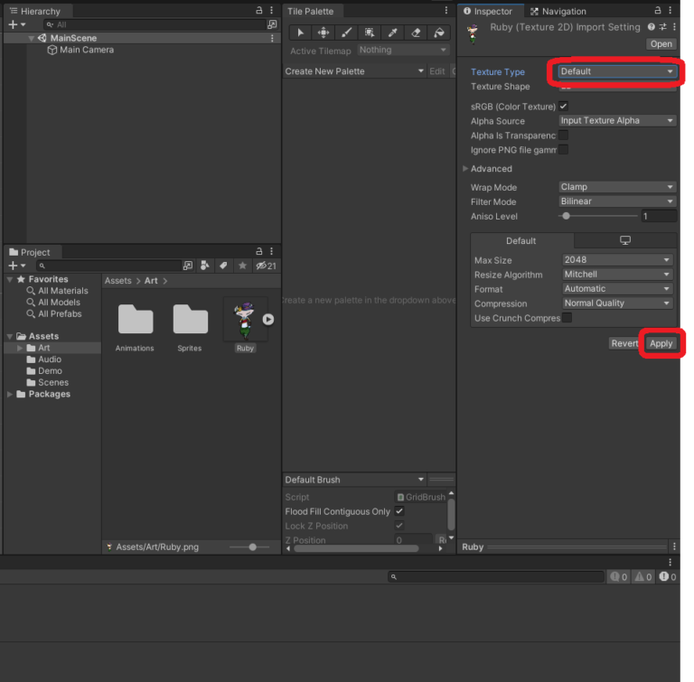 [UNITY][Ruby’s Adventure]#1 UNITY導入、キャラクター移動 – KITTYPOOL
